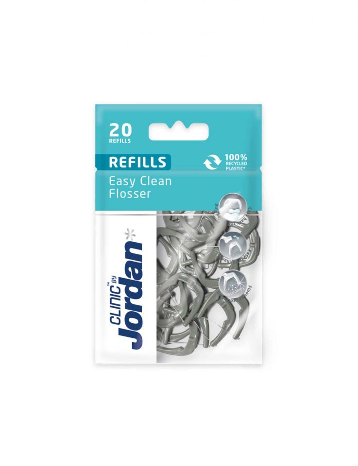 Clinic Easy Clean Flosser Refill | Jordan Oral Care