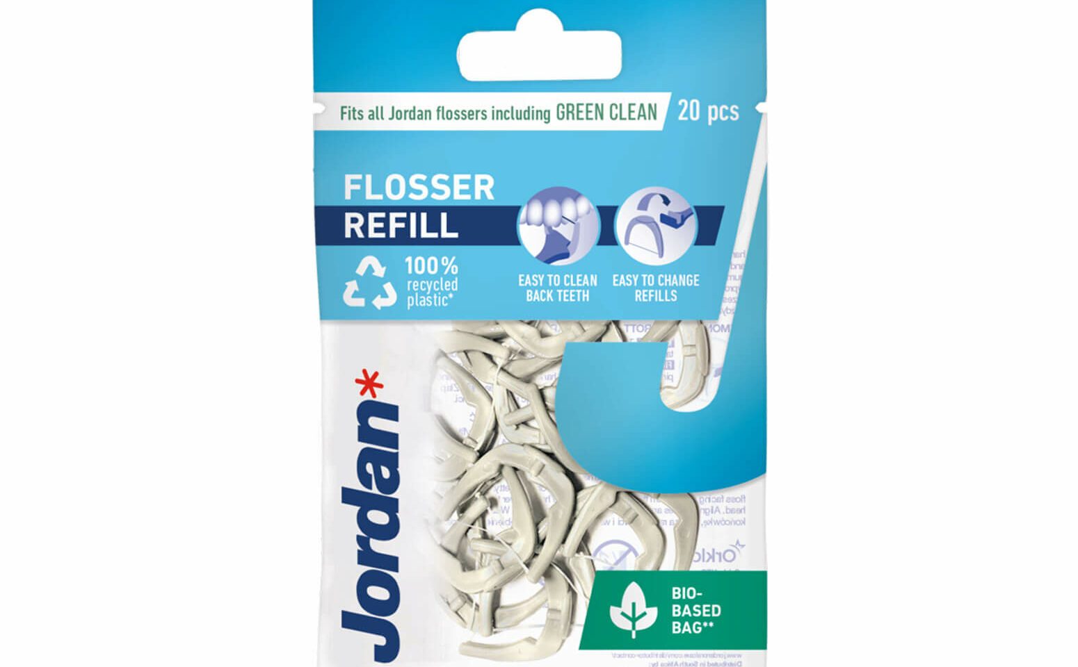 Easy Clean Flosser Refill | Jordan Oral Care