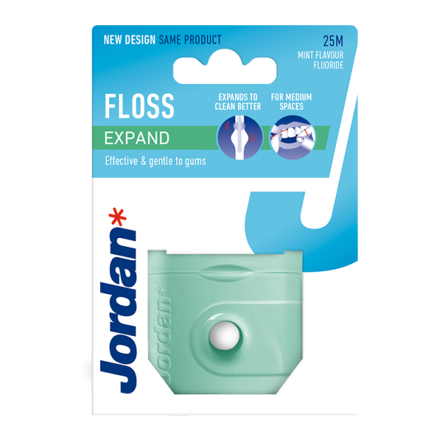 Expand Floss tanntråd: For deg med medium tannmellomrom – Jordan