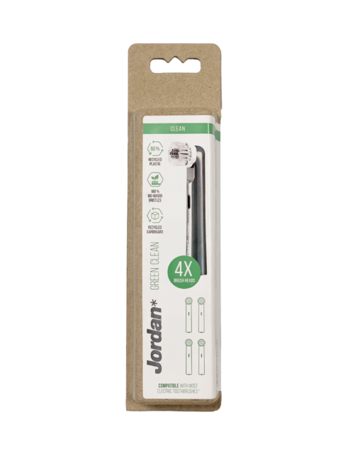 Green Clean Brush Heads | Jordan Oral Care