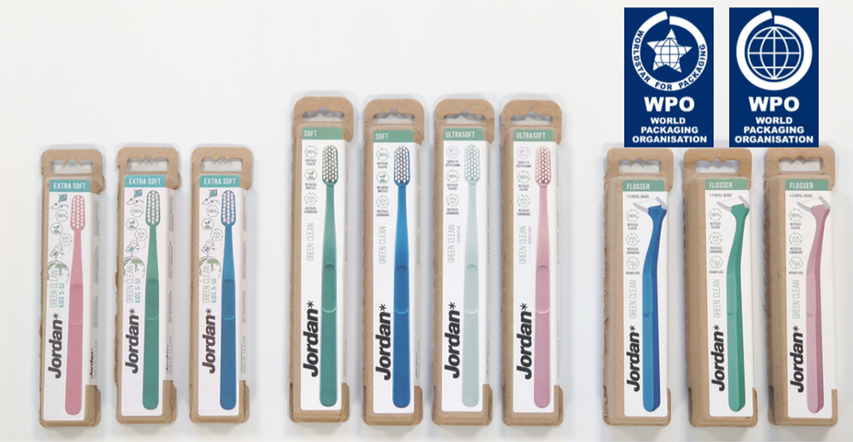 Jordan wins award for recycled packaging | Jordan Oral Care