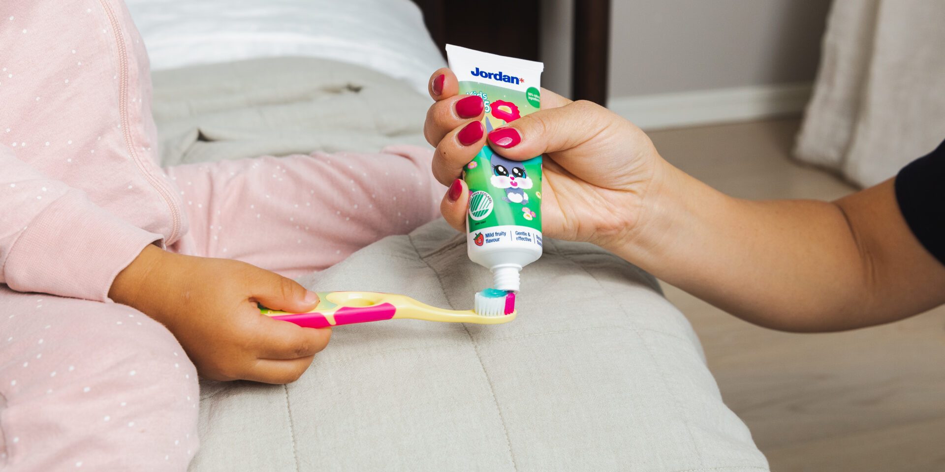 How much toothpaste should kids use? | Jordan Oral Care