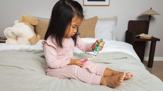 How much toothpaste should kids use? | Jordan Oral Care