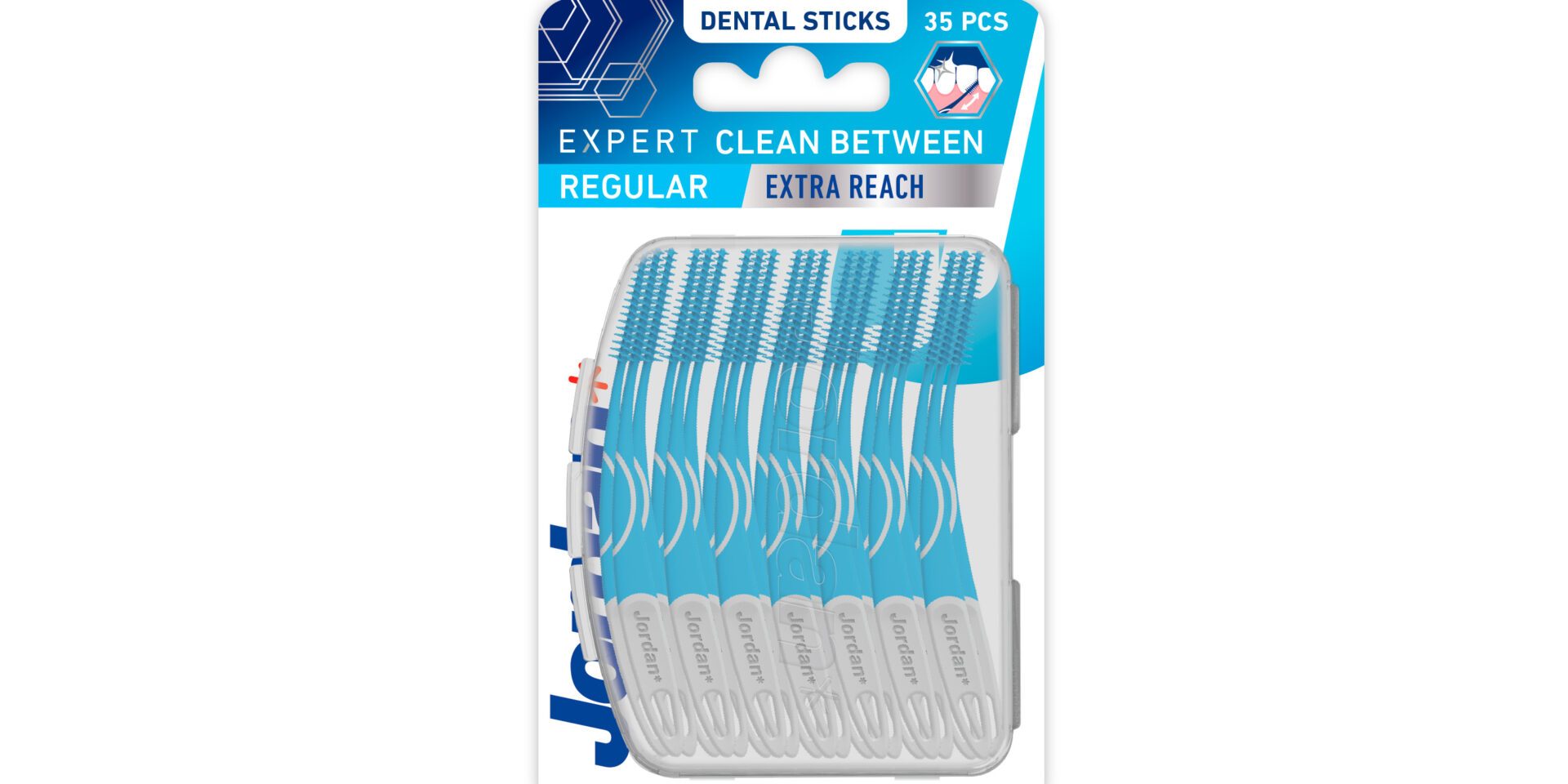 Jordan Expert Clean Between Dental Sticks | Medium størrelse